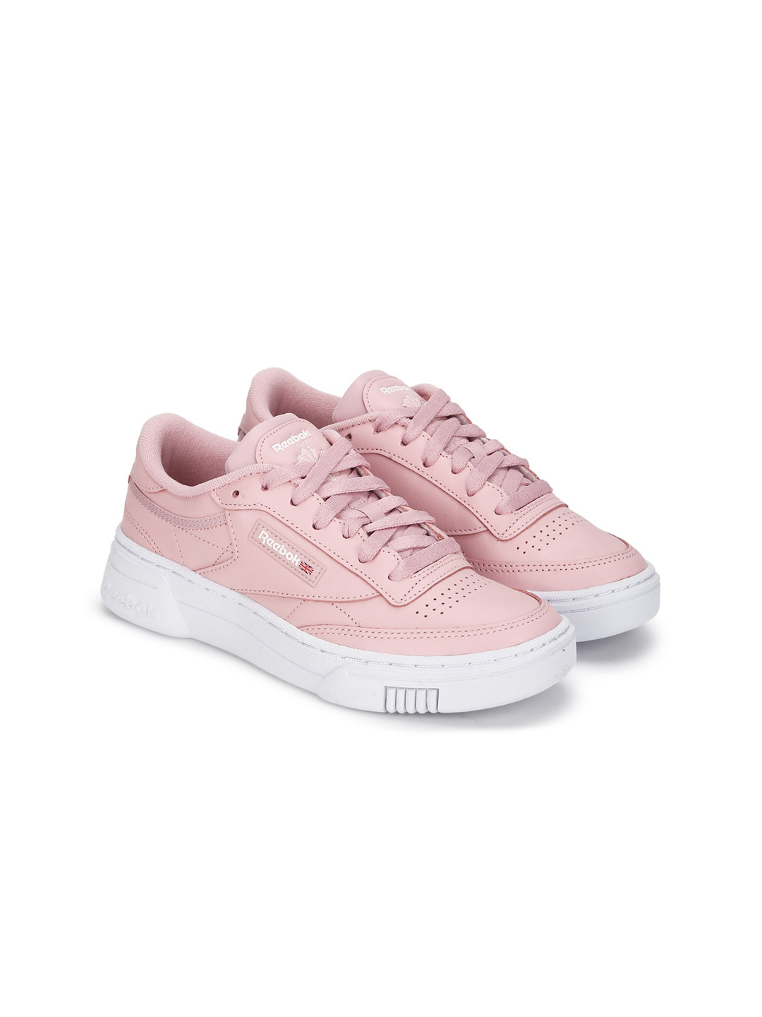 Buy Reebok Classic Women Pink Leather Sneakers - Casual Shoes for Women ...