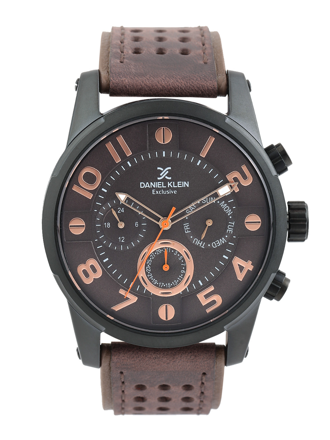 Buy Daniel Klein Exclusive Men Brown Dial Watch DK11079 2 - Watches for ...
