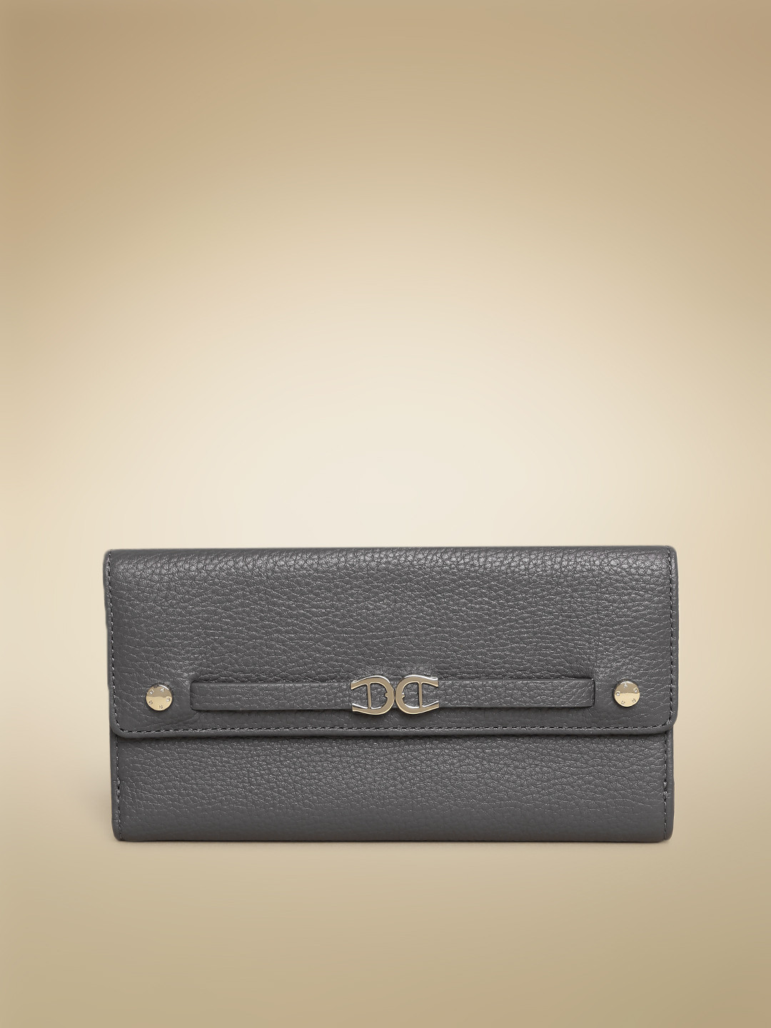 Buy AIGNER Women Grey Roma Neat Leather Wallet - Wallets for Women ...