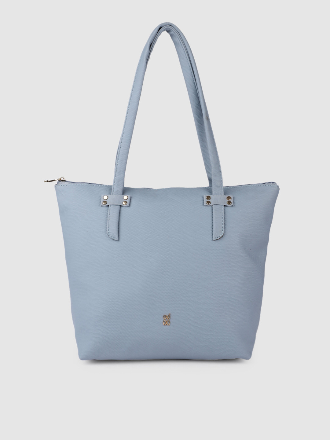 Buy Baggit Blue Solid Structured Shoulder Bag - Handbags for Women ...