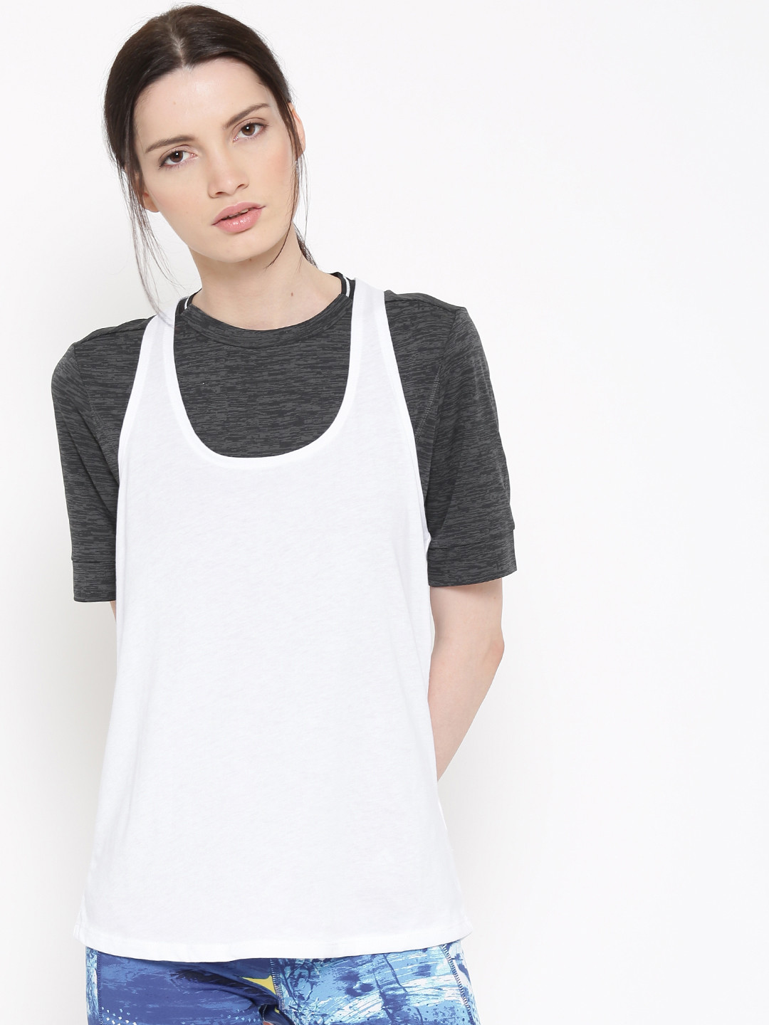 Buy FOREVER 21 Women White Tank Top - Tops for Women 1508123 | Myntra