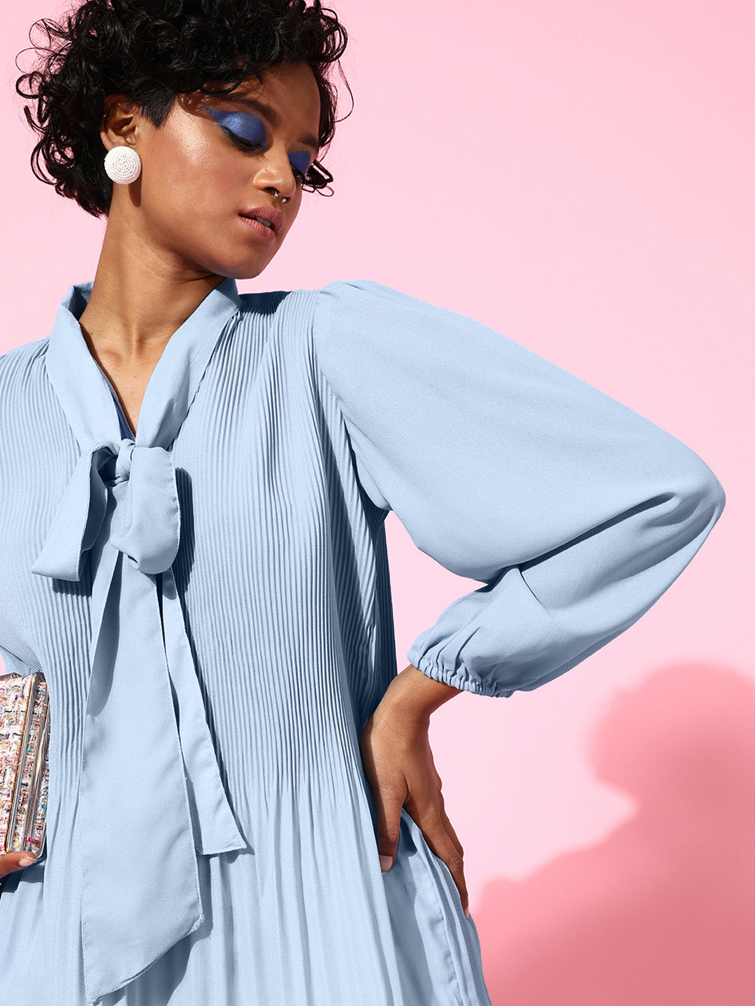 Buy PlusS Women Stunning Blue Sleek Top - Tops for Women 15095242 | Myntra