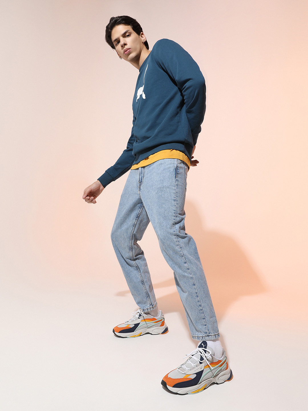 Buy Puma Unisex Grey X RS Connect Dust Leather Sneakers - Casual Shoes ...