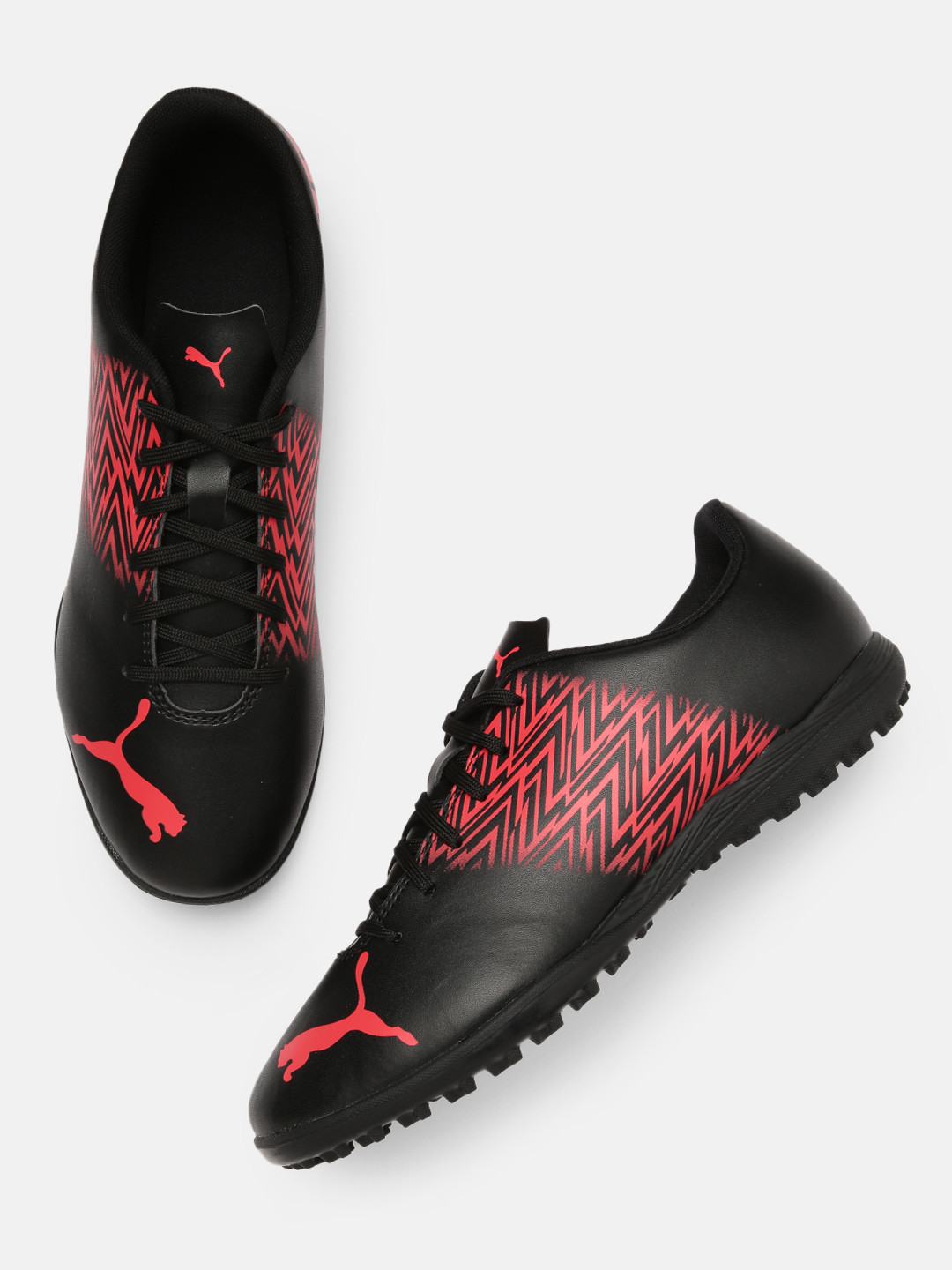 Buy Puma Men Red & Black Tacto TT Football Shoes - Sports Shoes for Men ...