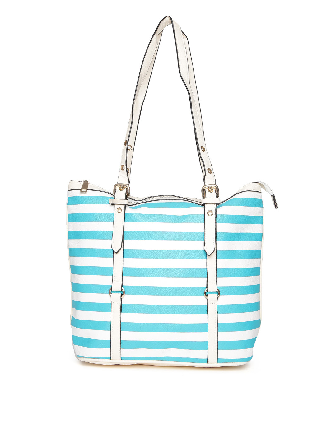 Buy Red Pout Blue & White Striped Shoulder Bag - Handbags for Women ...
