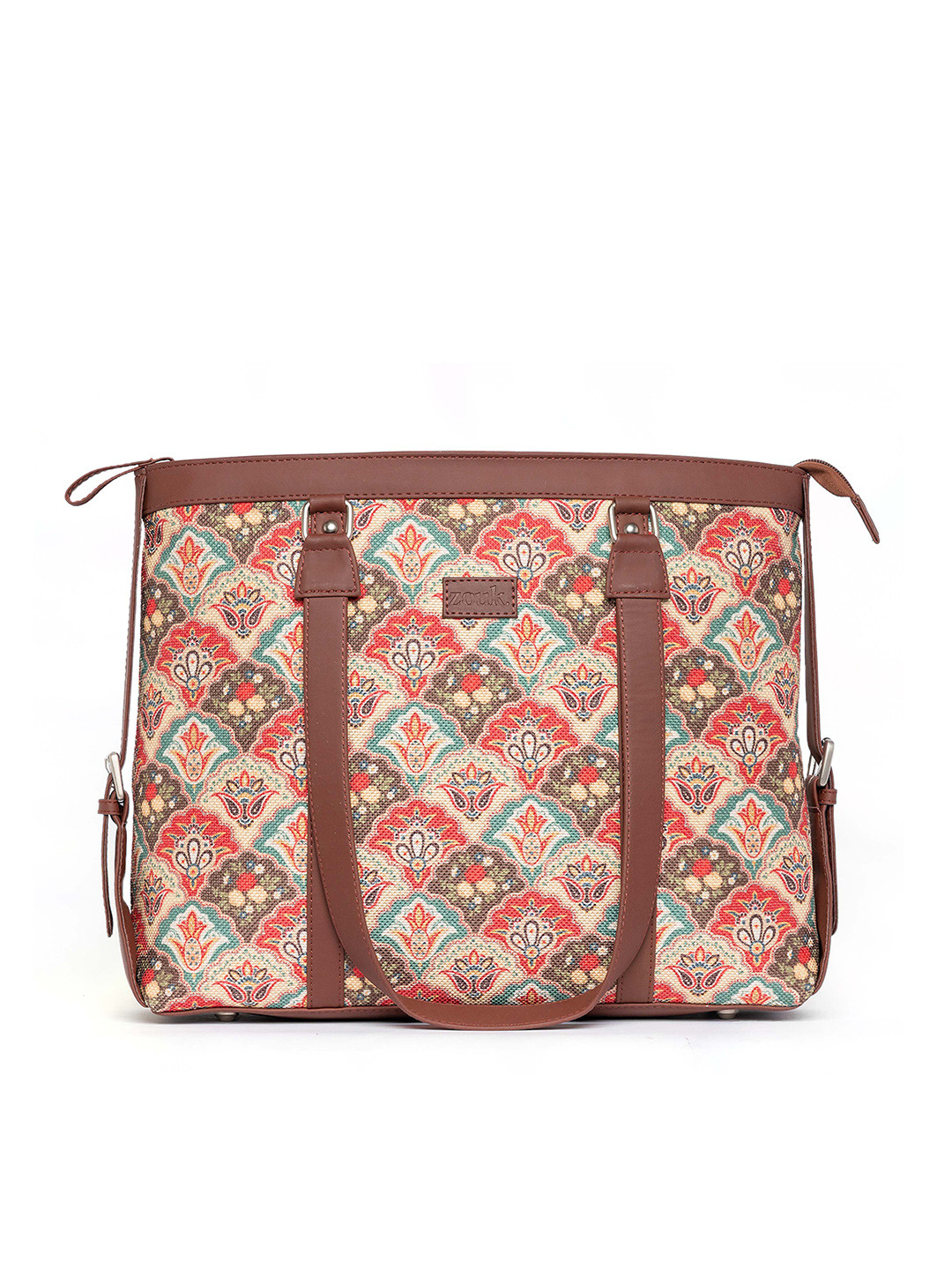 Buy ZOUK Women Multicoloured Ethnic Motifs Printed Laptop Bag - Laptop ...