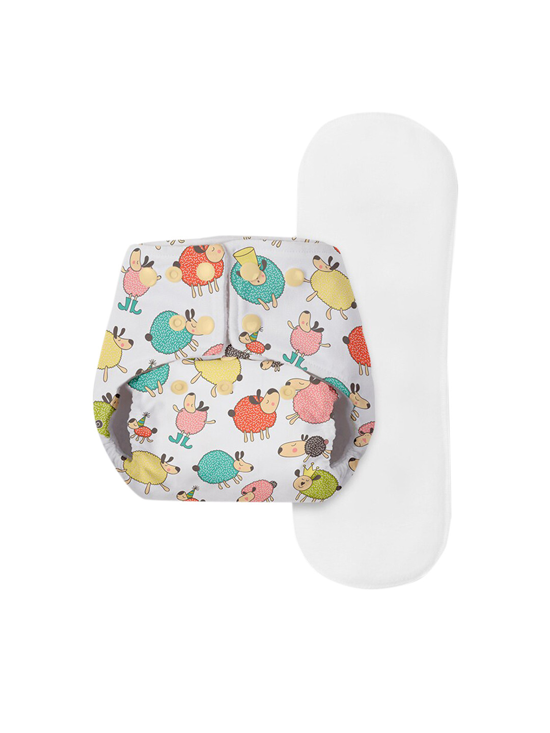 Buy BASIC By SuperBottoms Infant Kids Assorted Sustainable Reusable ...