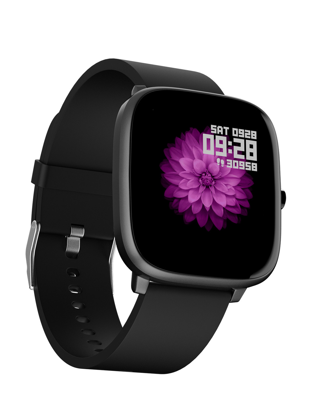 Buy NOISE ColorFit Qube Smartwatch Black - Smart Watches for Unisex ...