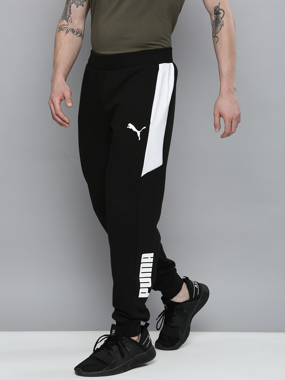 Buy Puma Men Regular Fit Printed DryCELL POWER Track Pants - Track ...