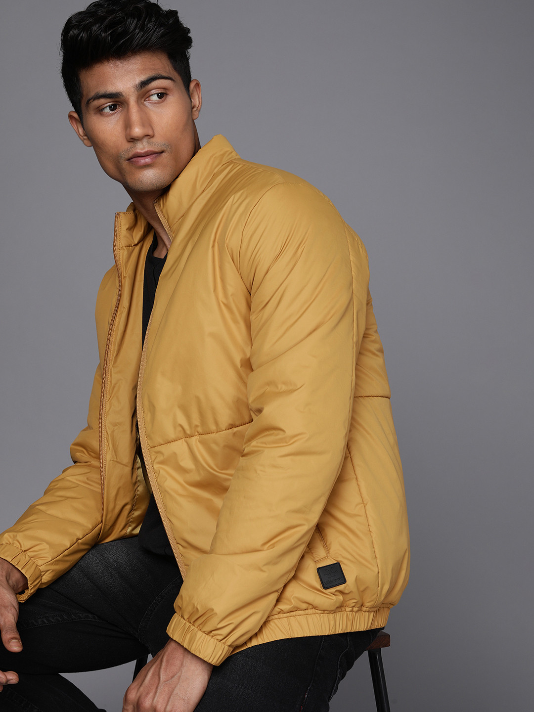 Buy WROGN Men Yellow Tailored Jacket - Jackets for Men 15131136 | Myntra