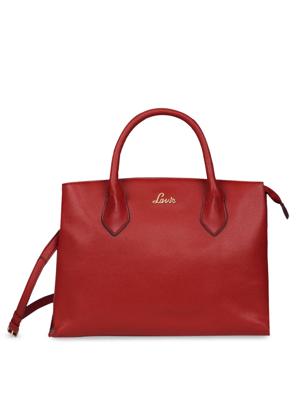 Buy Lavie Red Structured Handheld Bag - Handbags for Women 15146432 ...