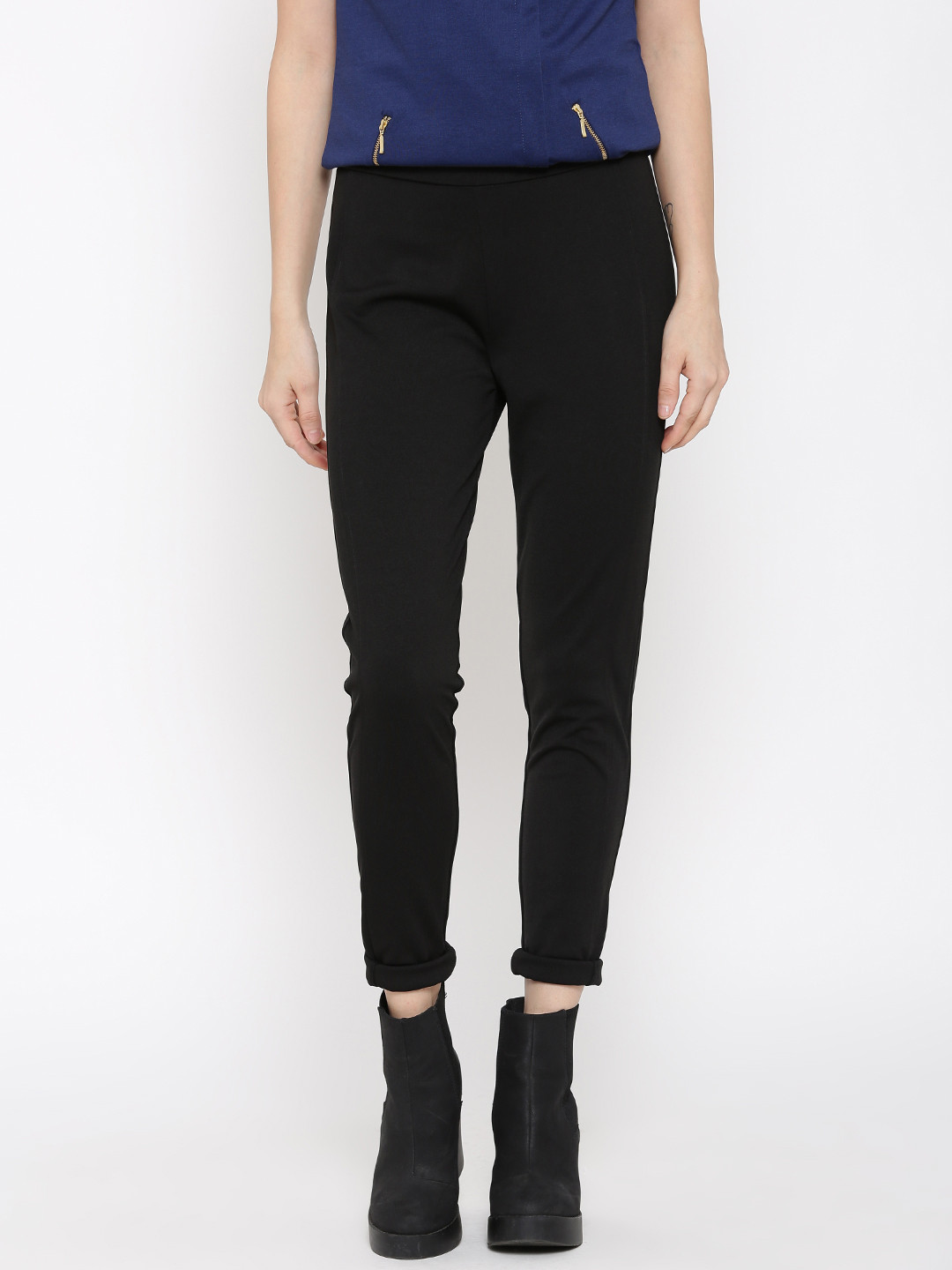 Buy United Colors Of Benetton Black Treggings - Jeggings for Women ...