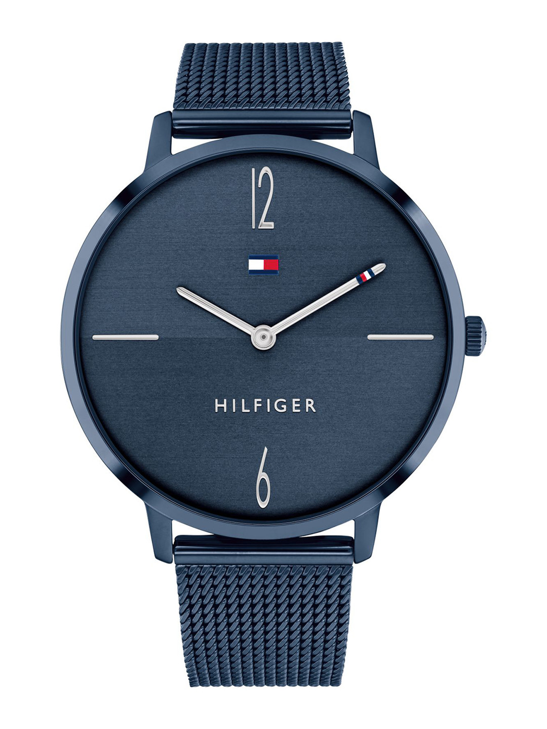 Buy Tommy Hilfiger Women Blue Dial & Blue Stainless Steel Straps ...