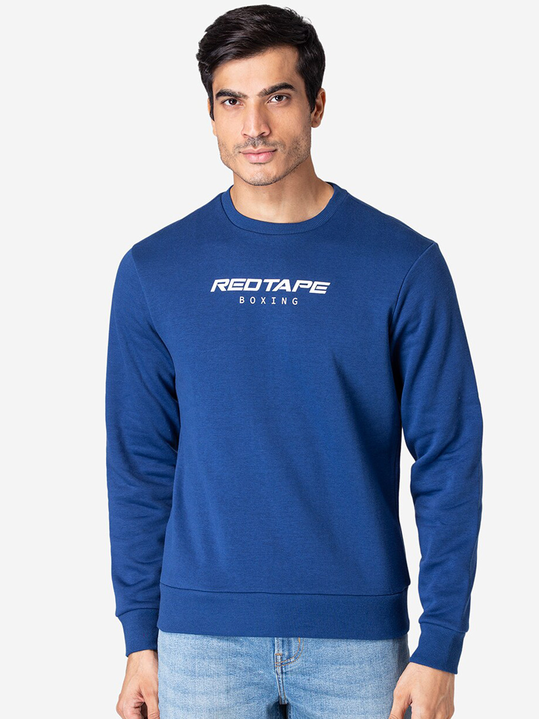 Buy Red Tape Men Blue Sweatshirt - Sweatshirts for Men 15162268 | Myntra