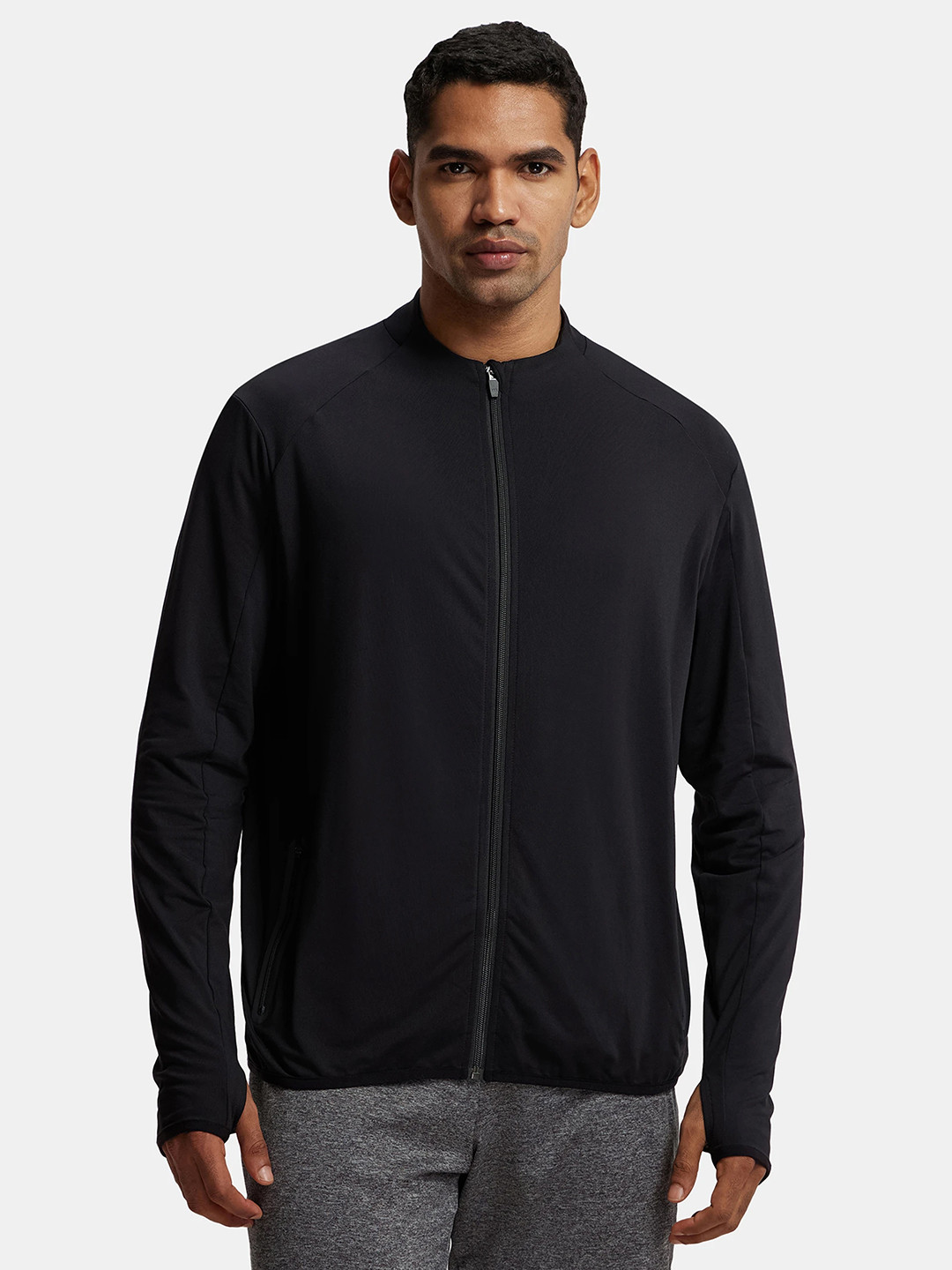 Buy Soft Touch Microfiber Stretch Jacket With Thumbhole Styling SP17 ...