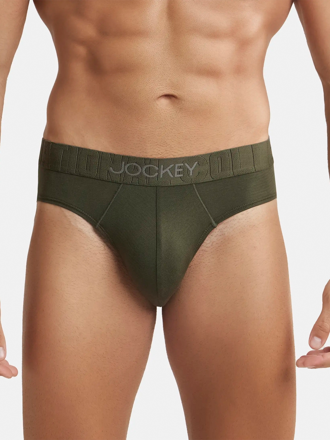 Buy Jockey Men Supima Cotton Elastane Stretch Solid Brief With