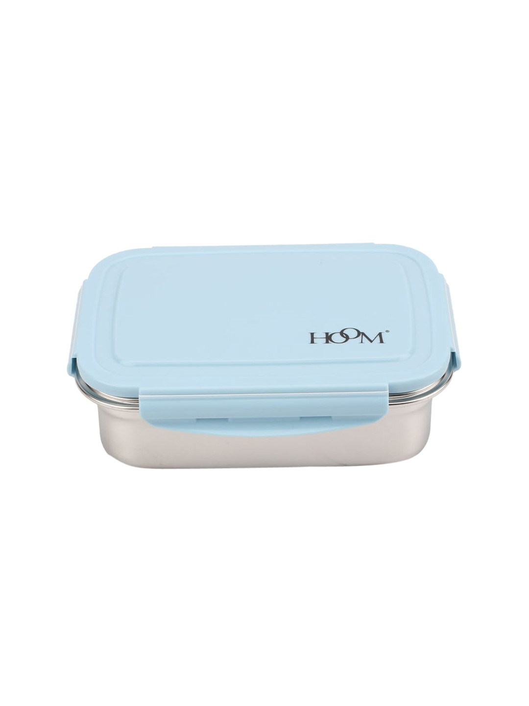 Buy HOOM Blue & Silver Stainless Steel Lunch Box - Boxes for Unisex ...