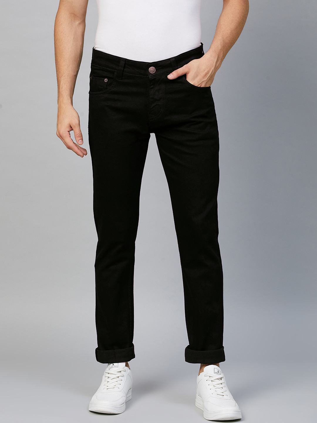Buy PARIS HAMILTON Men Black Skinny Fit Stretchable Jeans - Jeans for ...