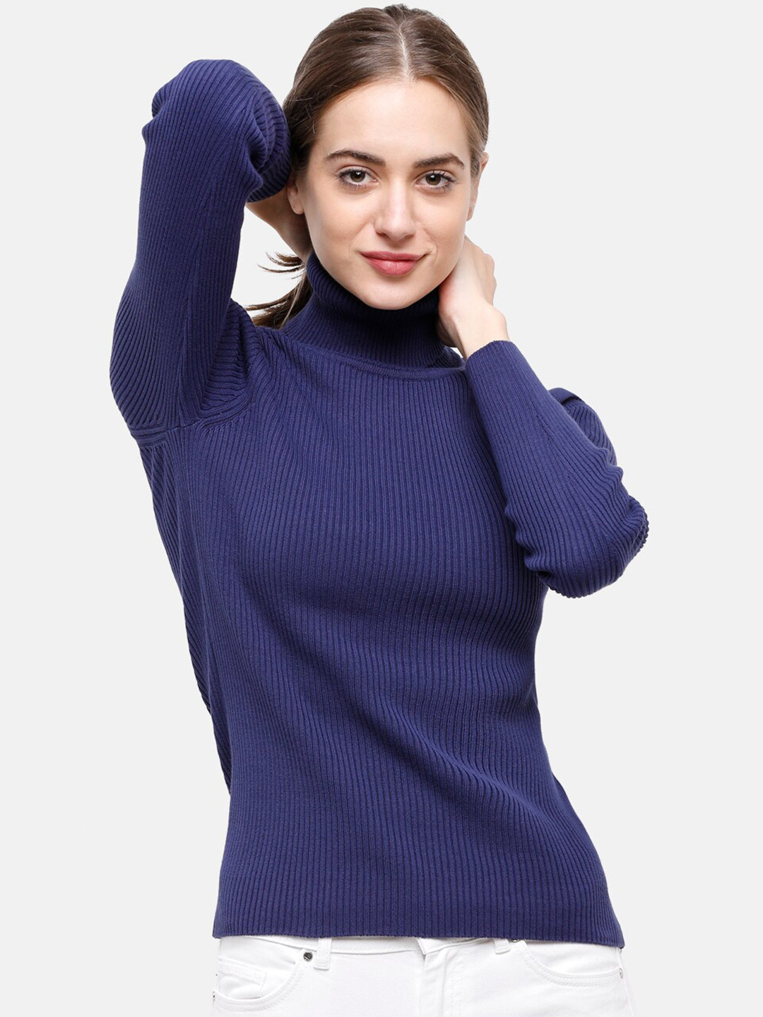 Buy 98 Degree North Women Blue Pullover - Sweaters for Women 15187664 ...