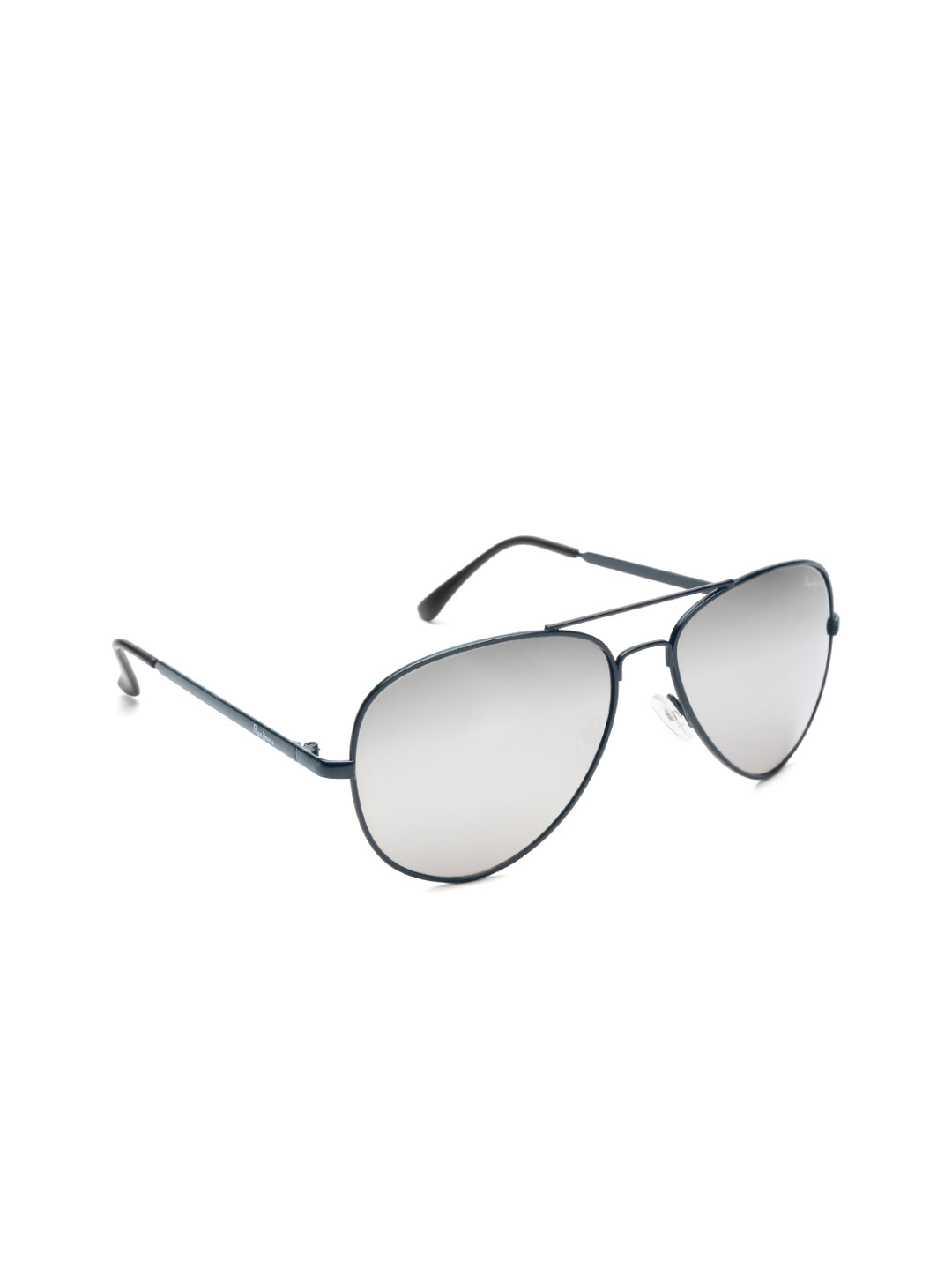 Buy Pepe Jeans Unisex Mirrored Aviator Sunglasses PJ5111C1 - Sunglasses ...