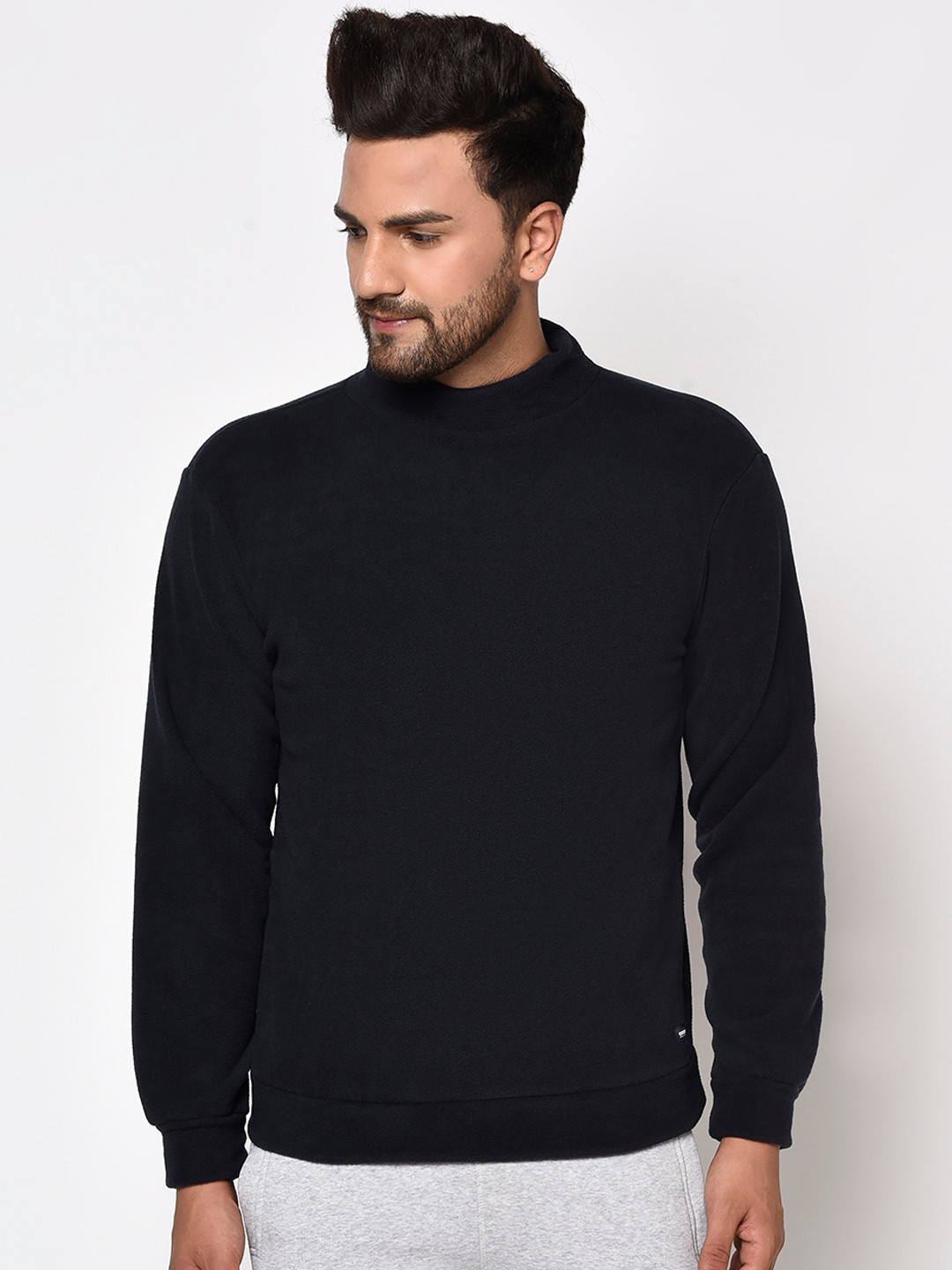 Buy Octave Men Navy Blue Sweatshirt - Sweatshirts for Men 15223994 | Myntra
