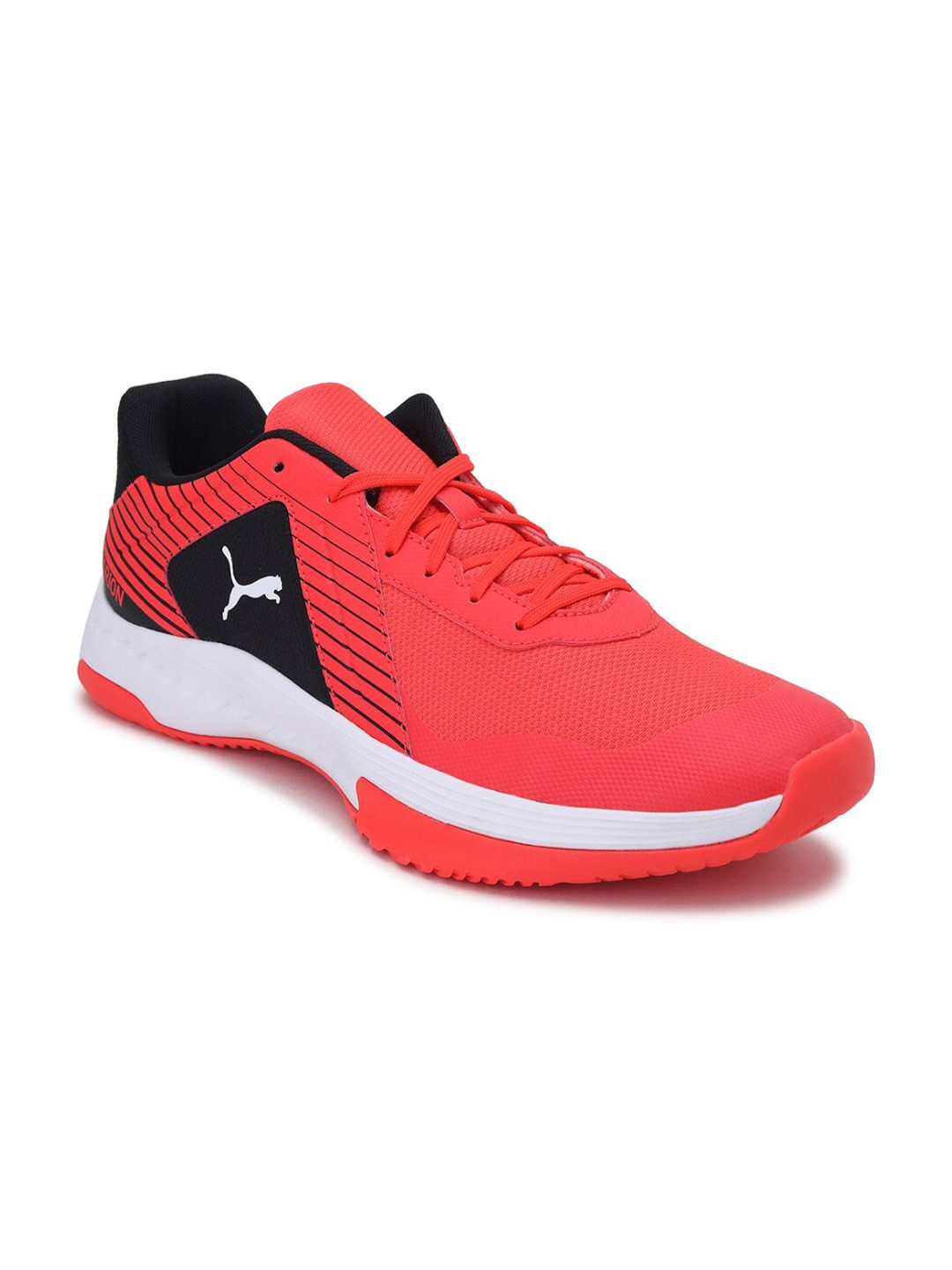 Buy Puma Unisex Red Mesh Training Or Gym Shoes - Sports Shoes for ...