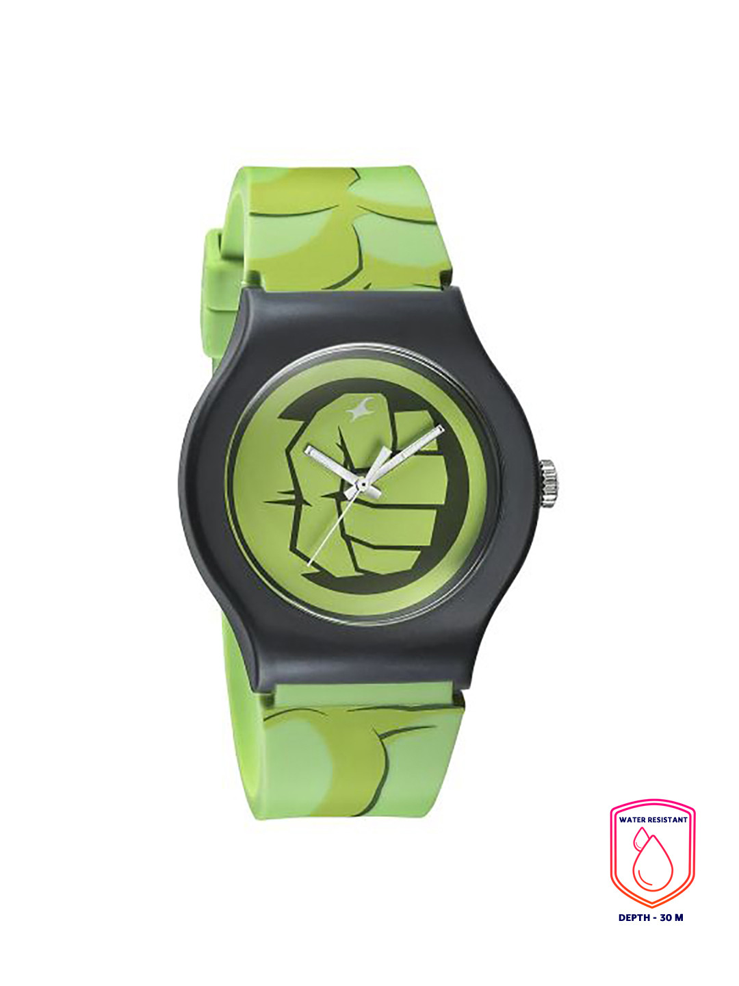 Buy Fastrack Unisex Green Marvel Avengers Analogue Watch 9915PP92 ...