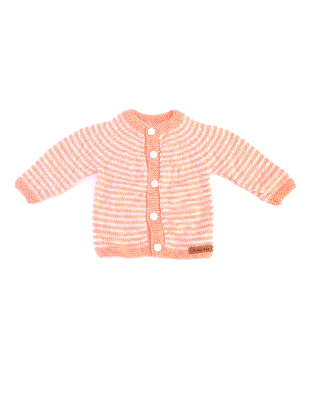 Buy The Original Knit Unisex Kids Peach Handmade Sweater - Sweaters for ...