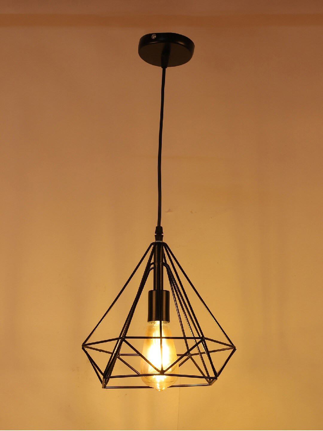 Buy EXIM DECOR Brown Contemporary USP Handcrafted Hanging Light ...