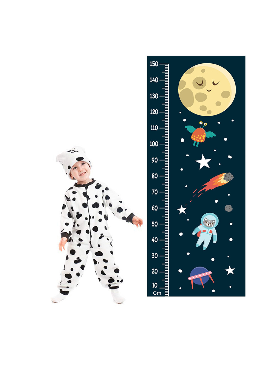 Buy WENS Alien Height Measurement Removable Wall Sticker - Decals And ...