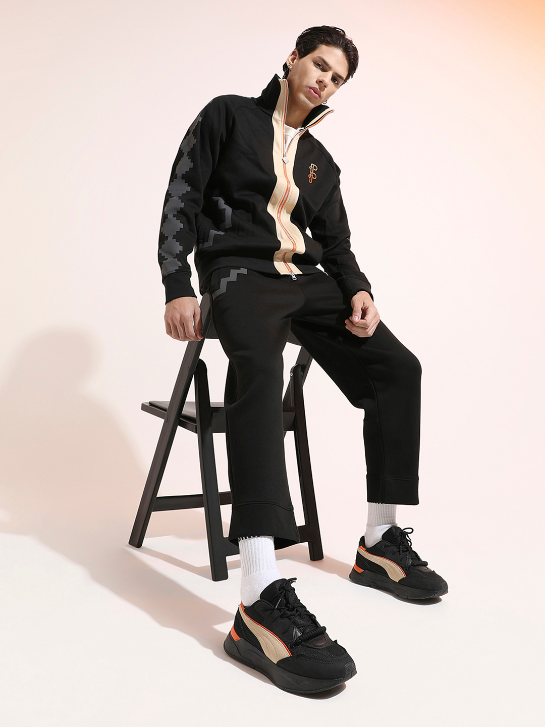 Buy PUMA X PRONOUNCE Unisex Black Mirage Sport Trainers With Laces ...