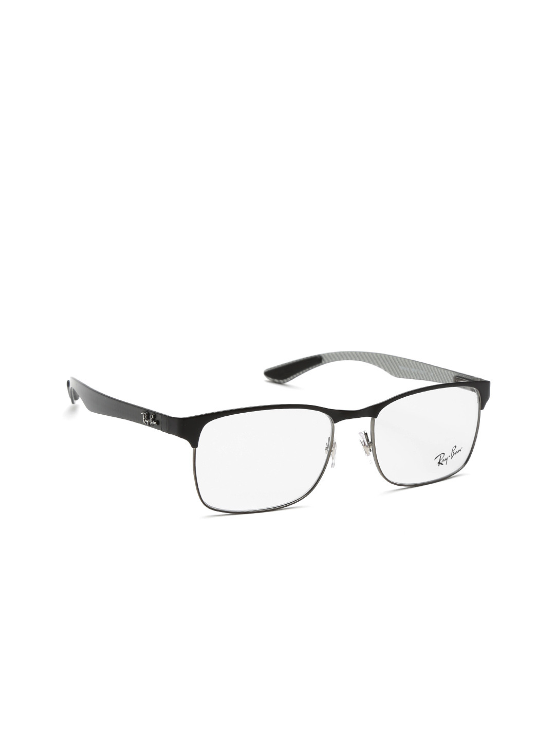 Buy Ray Ban Men Black Rectangular Frames 0RX8416291653 - Frames for Men ...