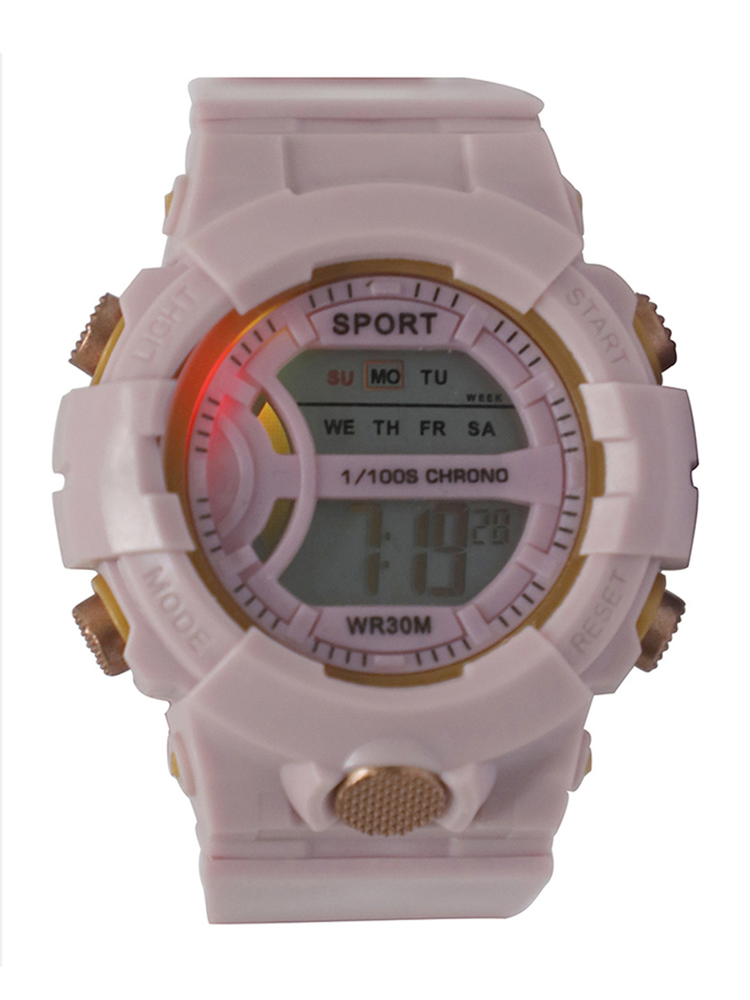 Buy Spiky Unisex Kids Peach Coloured Digital Watch - Watches for Unisex ...