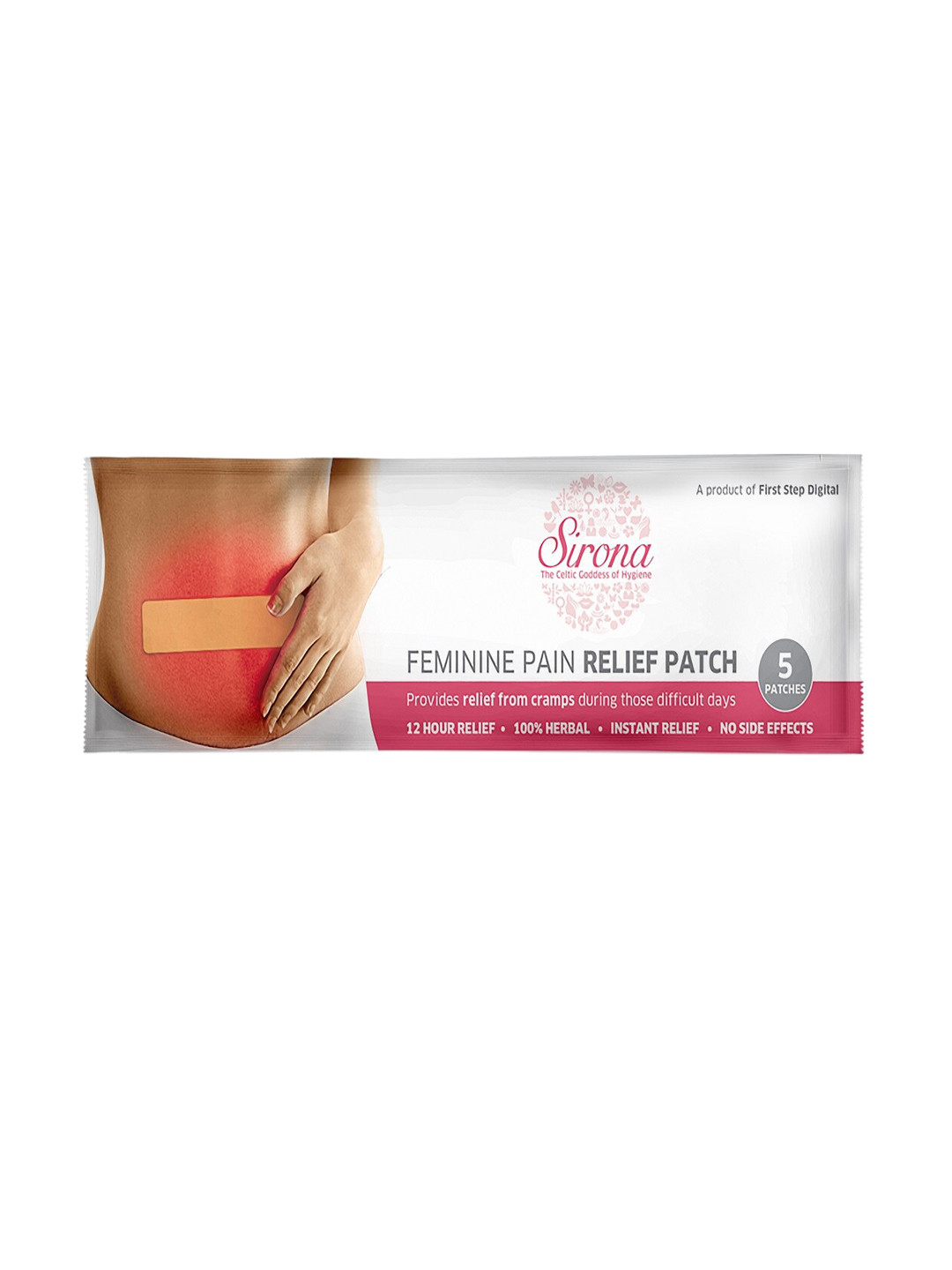 Buy Sirona Pack Of 5 Feminine Pain Relief Patches - Intimate Hygiene ...