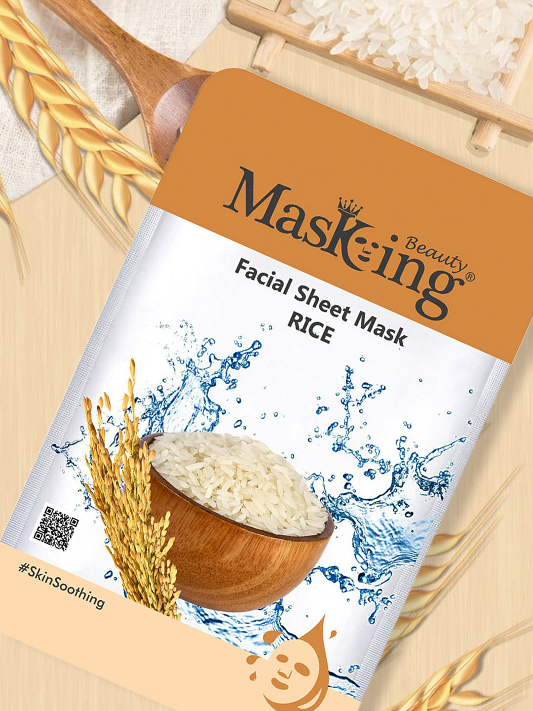 Buy MasKing Pack Of 3 Women Beauty Rice Facial Sheet Mask And Peel 20 ...