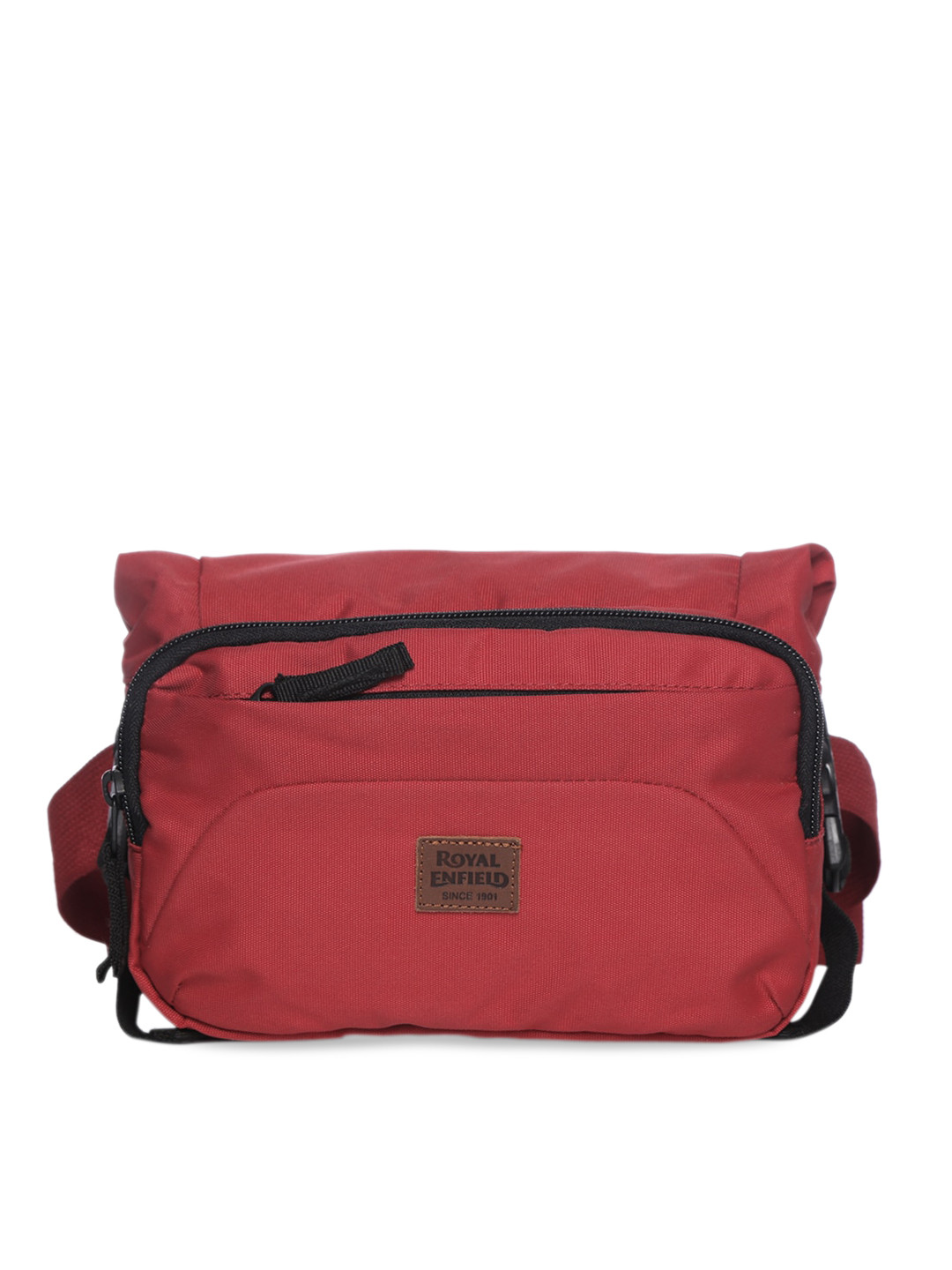 Buy Royal Enfield Red & Black Solid Echo Tactical Waist Pouch - Waist ...