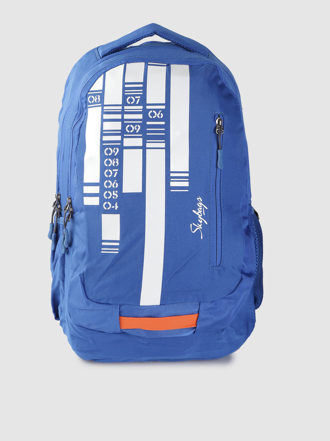 Buy Skybags Unisex Blue Lazer 02 Graphic Backpack With Rain Cover ...