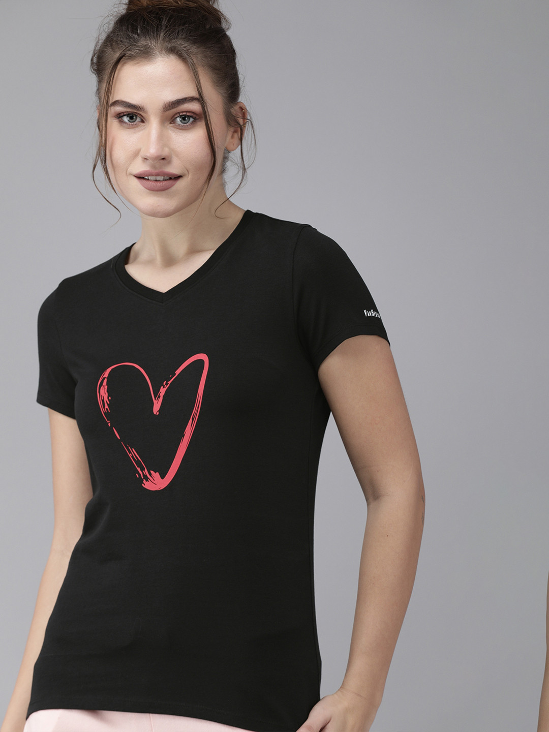 Buy Van Heusen Women Printed Lounge T Shirt - Lounge Tshirts for Women ...