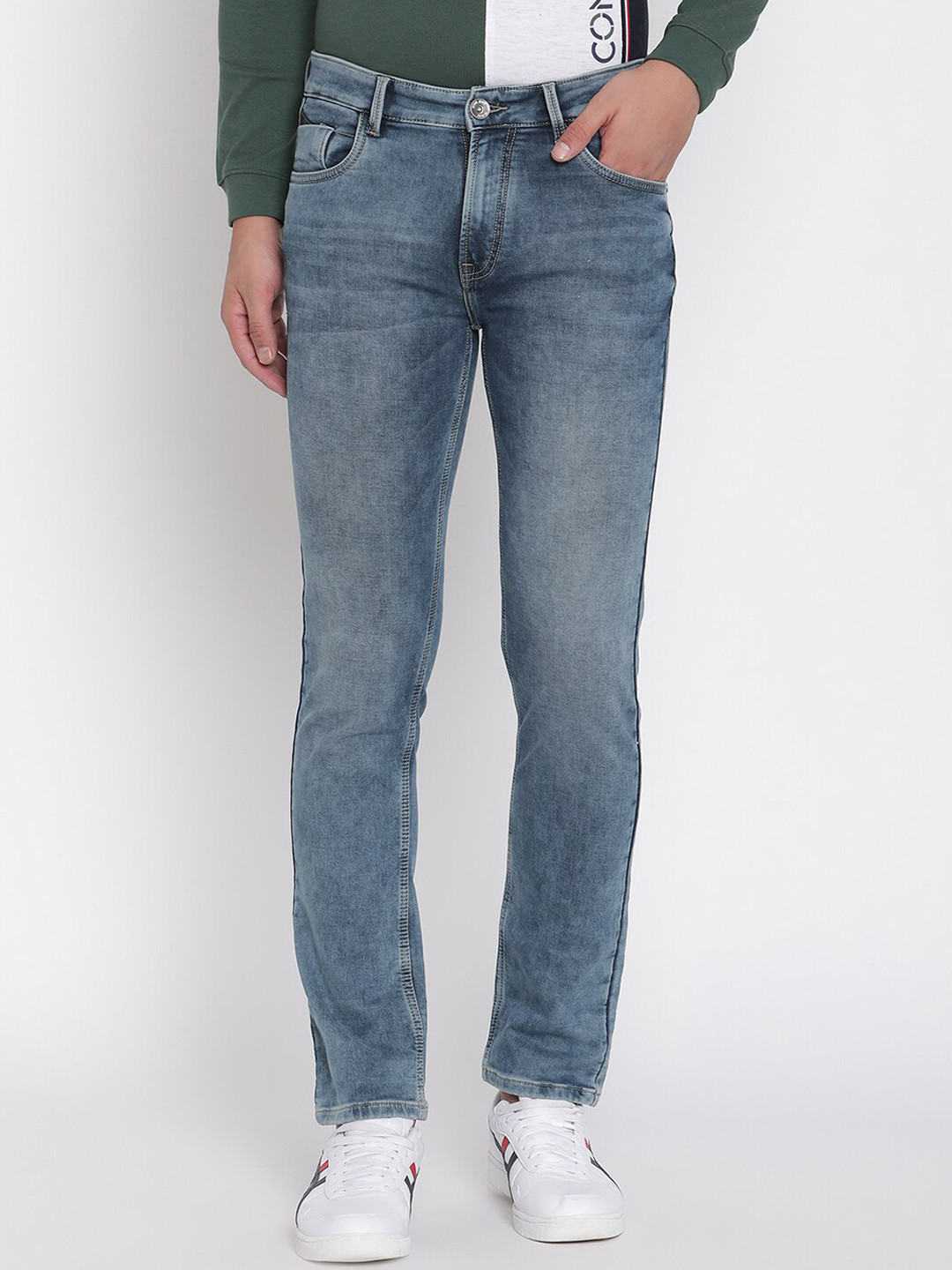 Buy Octave Men Blue Heavy Fade Jeans - Jeans for Men 15289966 | Myntra