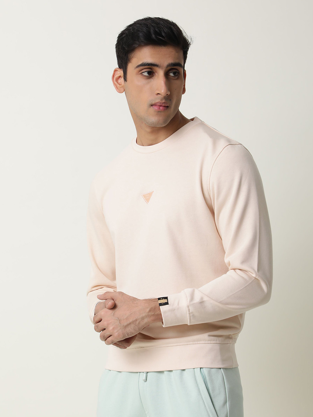 Buy RARE RABBIT Men Bliss Slim Fit Solid Sweatshirt - Sweatshirts for ...