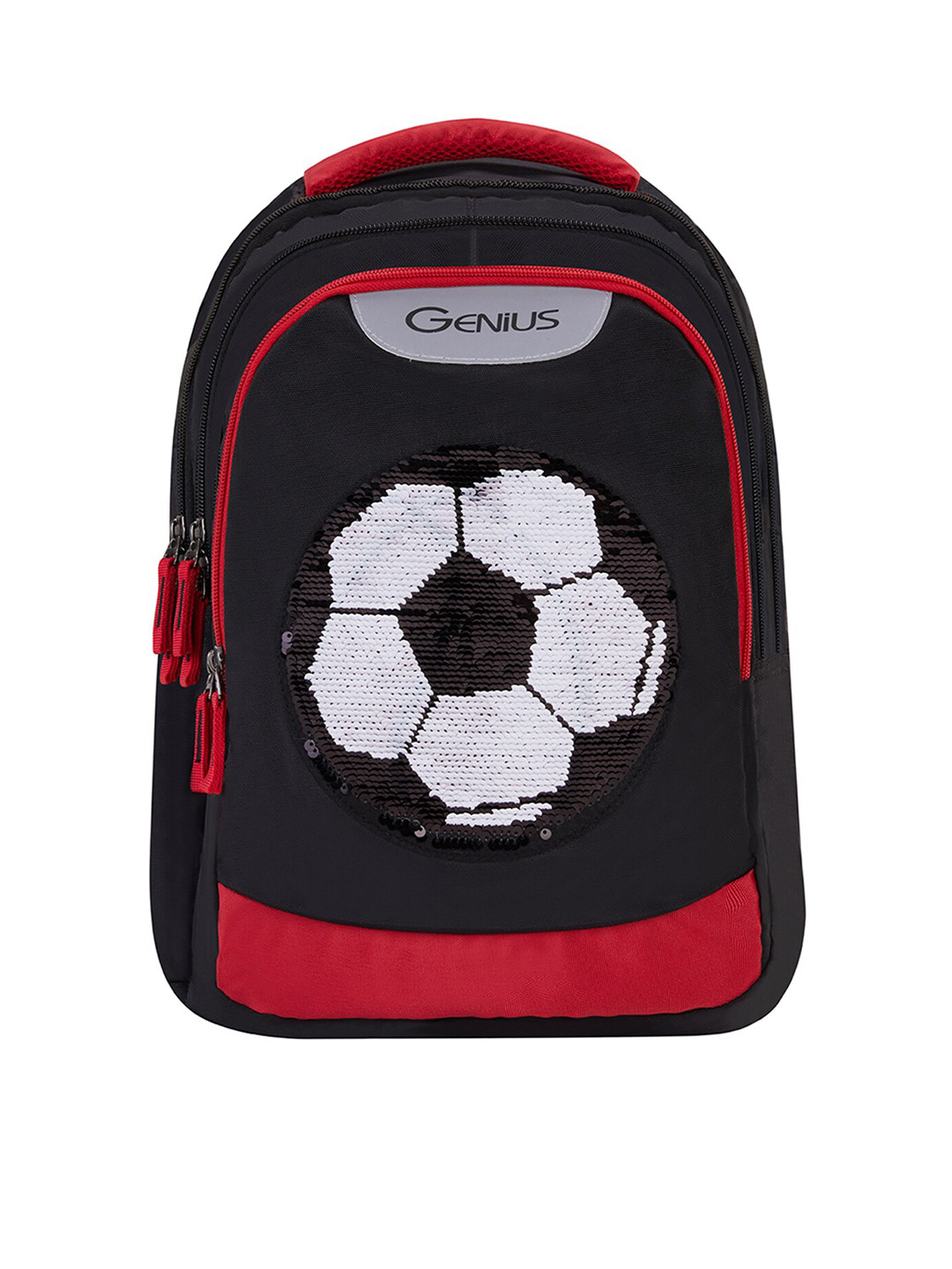 Buy Genius By Safari Kids Black & Red Dribble Magic Flip Sequins ...