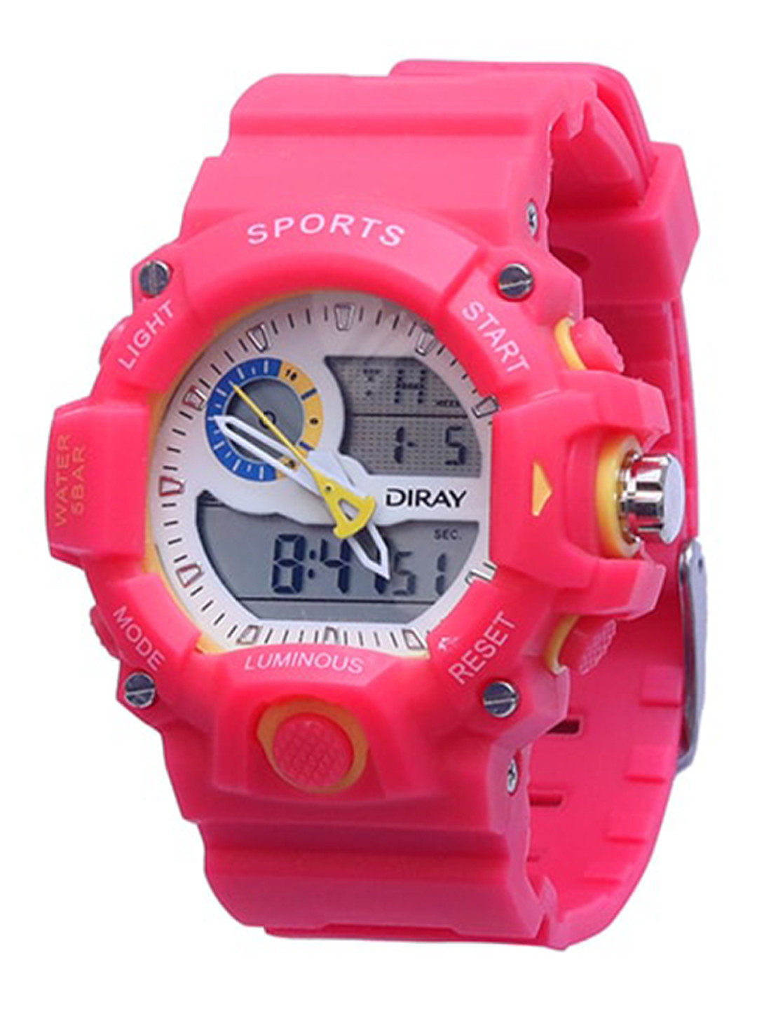 Buy Spiky Kids Pink & White Analogue & Digital Watch 3Dirya_Pink_Pink ...
