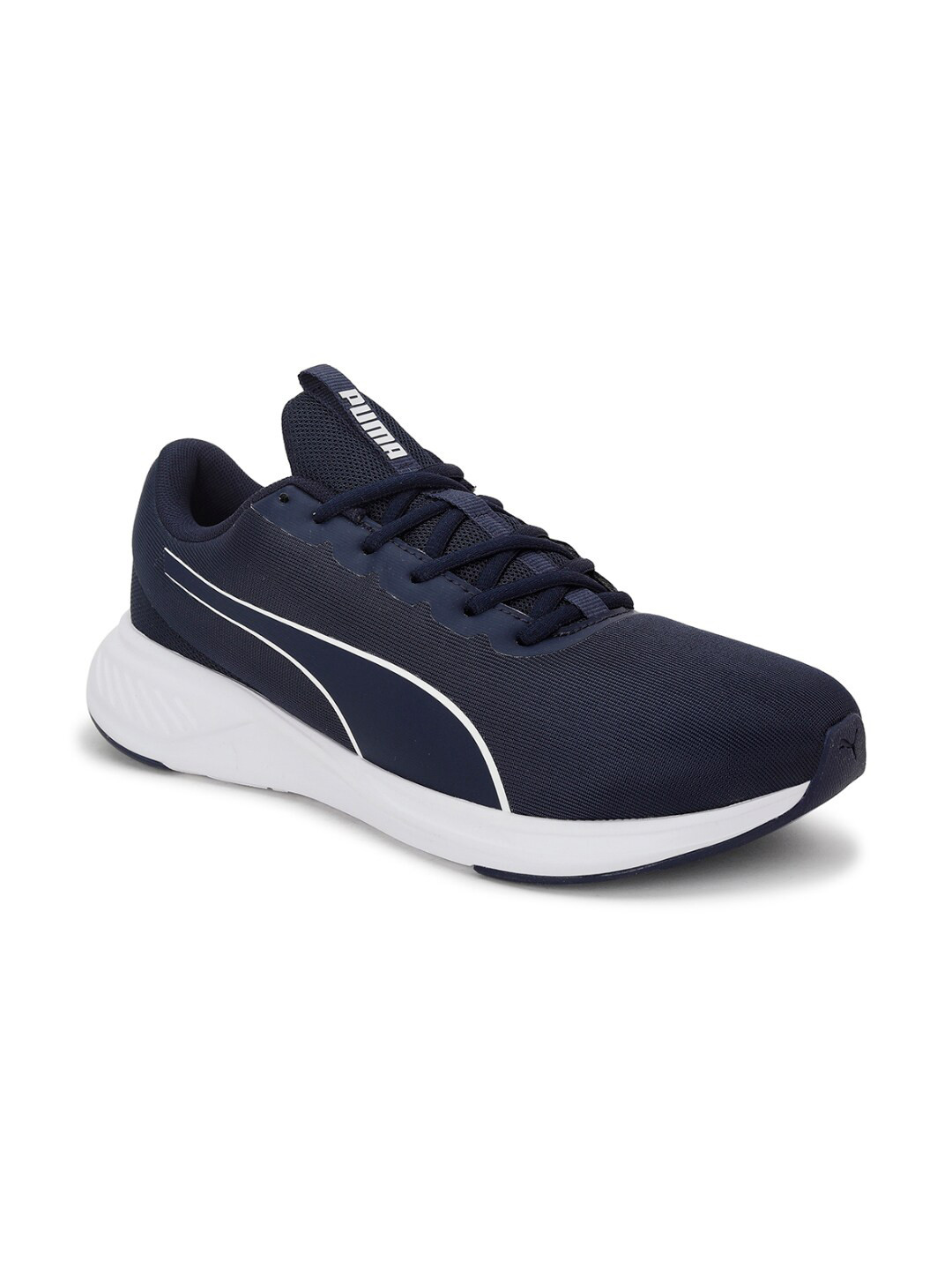 Buy Puma Unisex Navy Blue & White Sports Shoes - Sports Shoes for ...