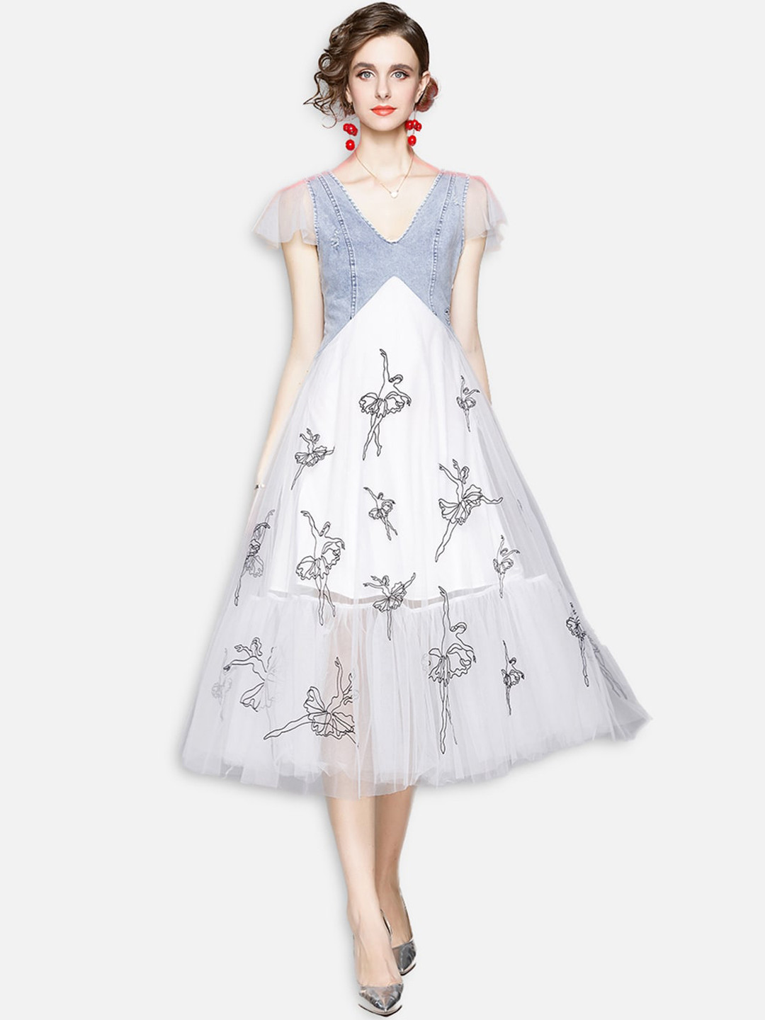 Buy JC Collection White Floral Midi Dress - Dresses for Women 15336370 ...