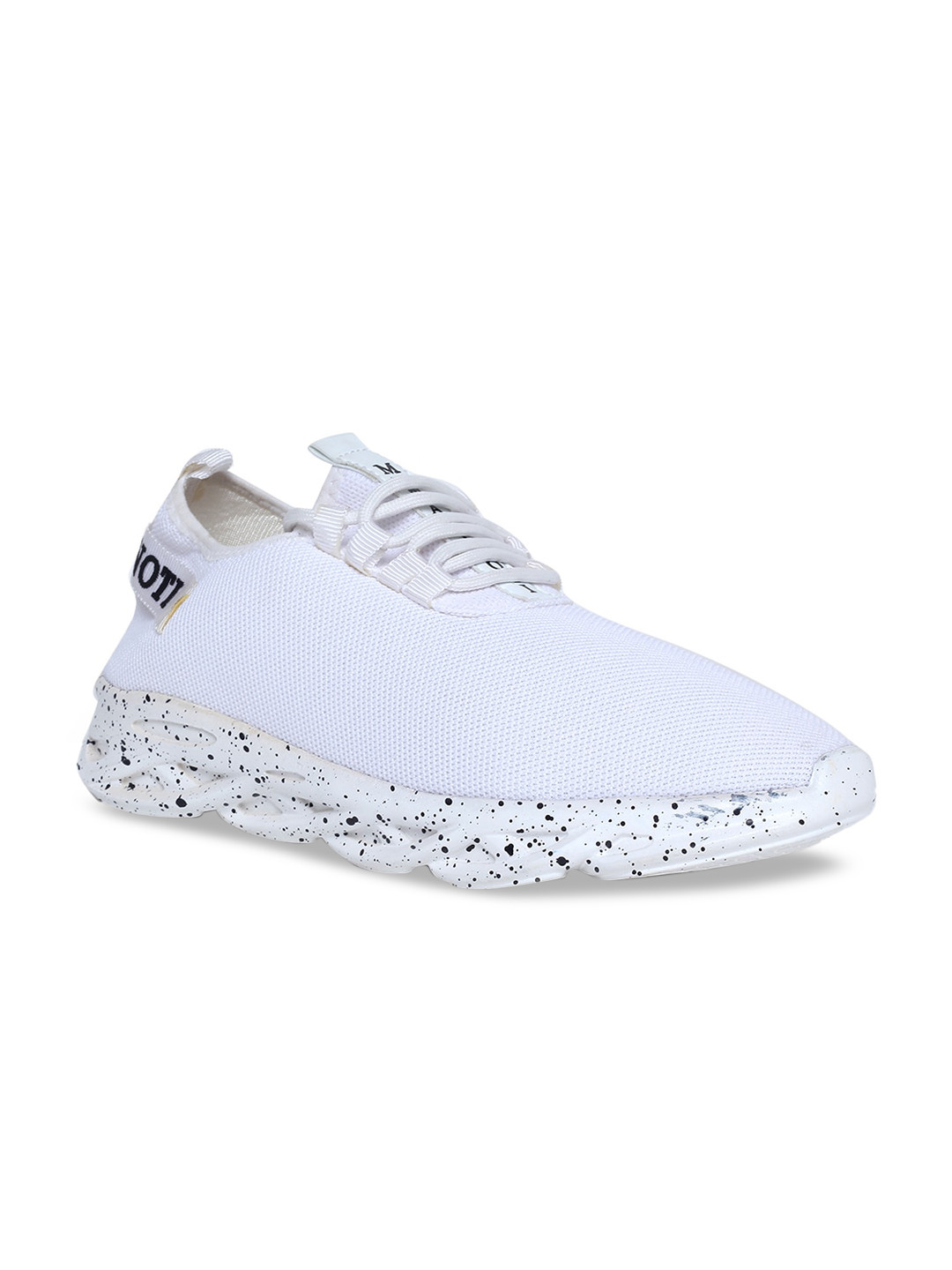 Buy MUTAQINOTI Men White Perforations Sneakers - Casual Shoes for Men ...