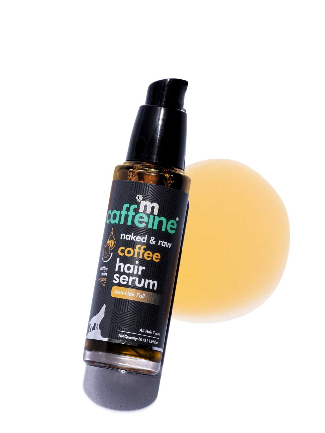 Buy MCaffeine Sustainable Coffee Frizz & Hair Fall Control Hair Serum ...