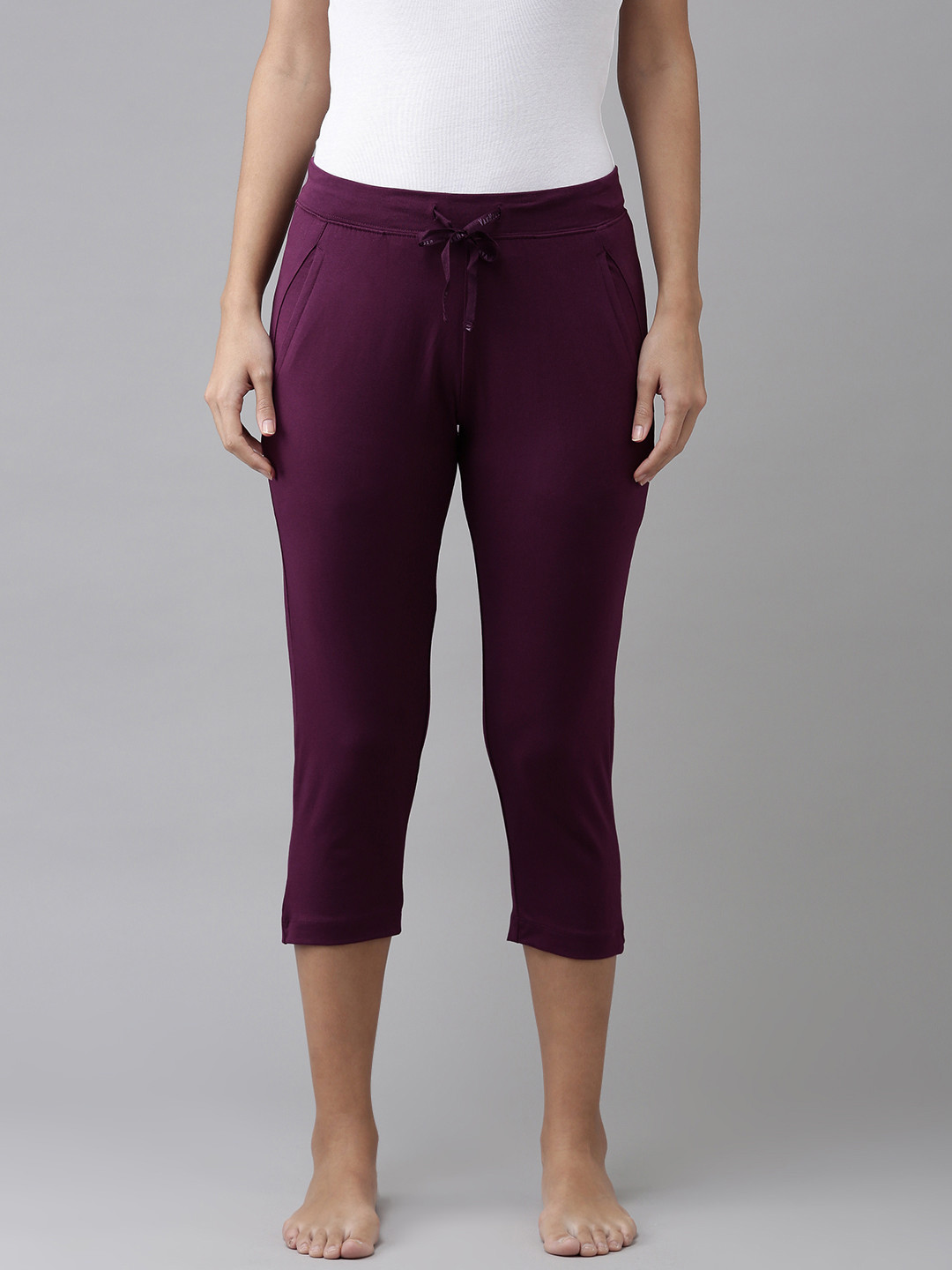 Buy Van Heusen Women Potent Purple Solid Smart Tech Easy Stain Release ...