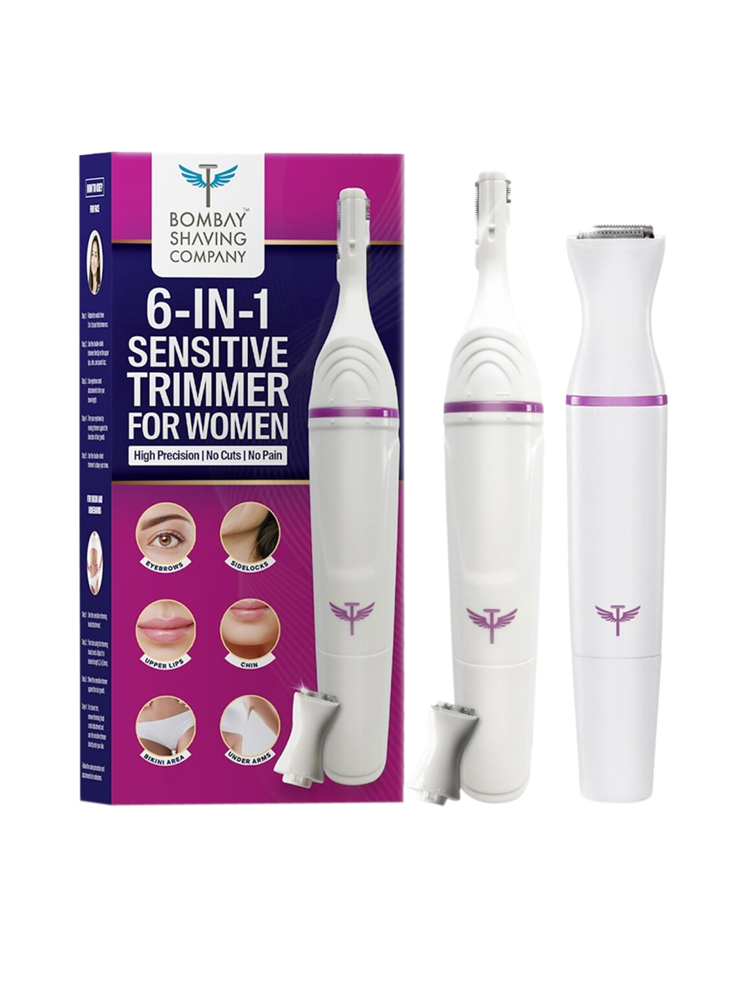 Buy Bombay Shaving Company Women 6 In 1 Sensitive Trimmer - Trimmer for ...