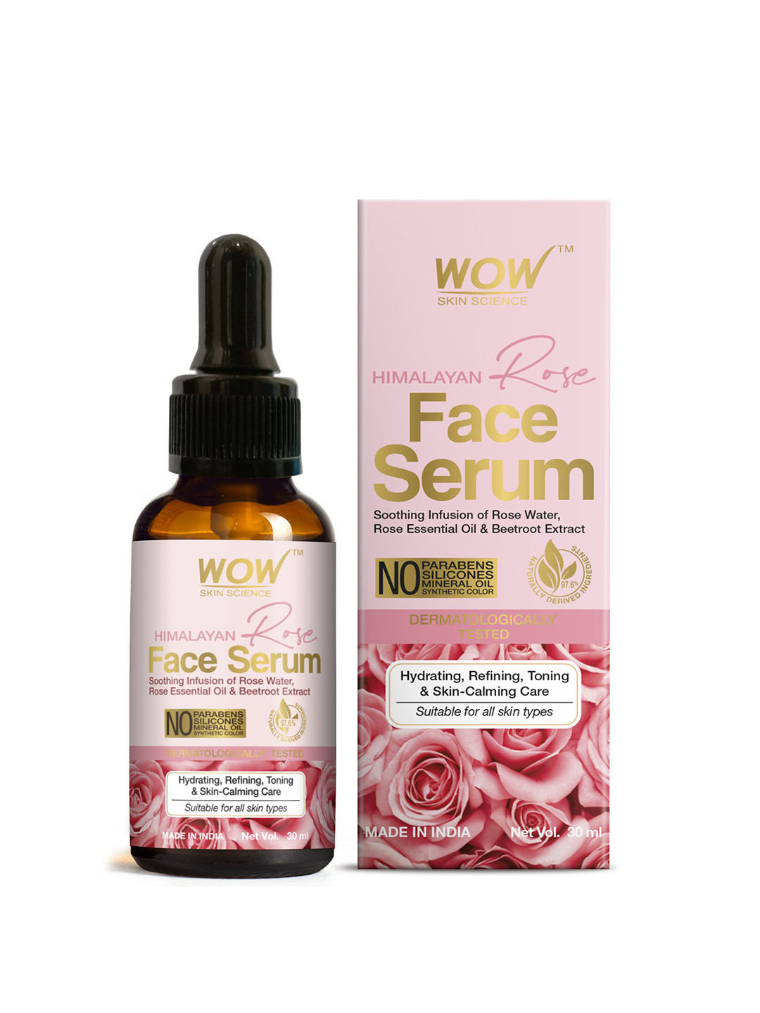 Buy WOW SKIN SCIENCE Brown Himalayan Rose Face Serum 30 ML - Serum And Gel for Unisex 15359420 ...