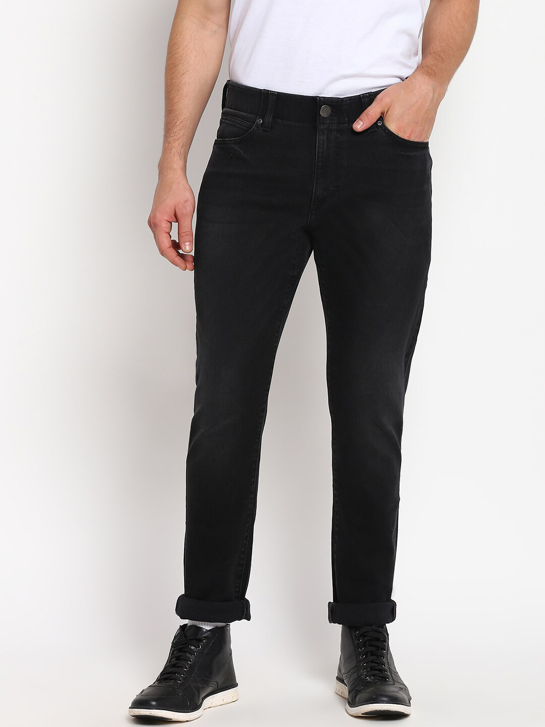 Buy Lee Men Black Solid Skinny Fit Jeans Jeans For Men 15384128 Myntra